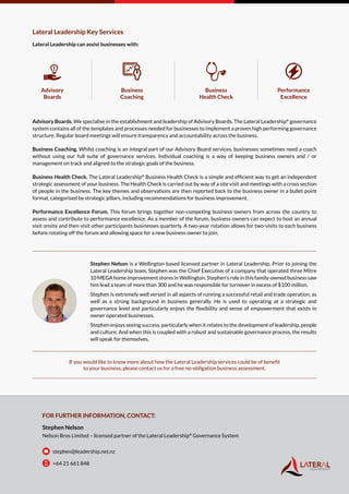 Lateral Leadership Brochure | PDF