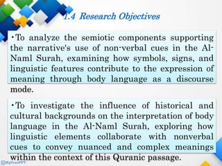 Body language in Al-Naml Surah: A Critical Discourse Analysis | PPSX
