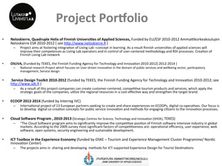 Lutakko Living Lab by Juha Ruuska | PPT