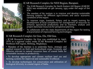 Important Agricultural Institutes | PPTX