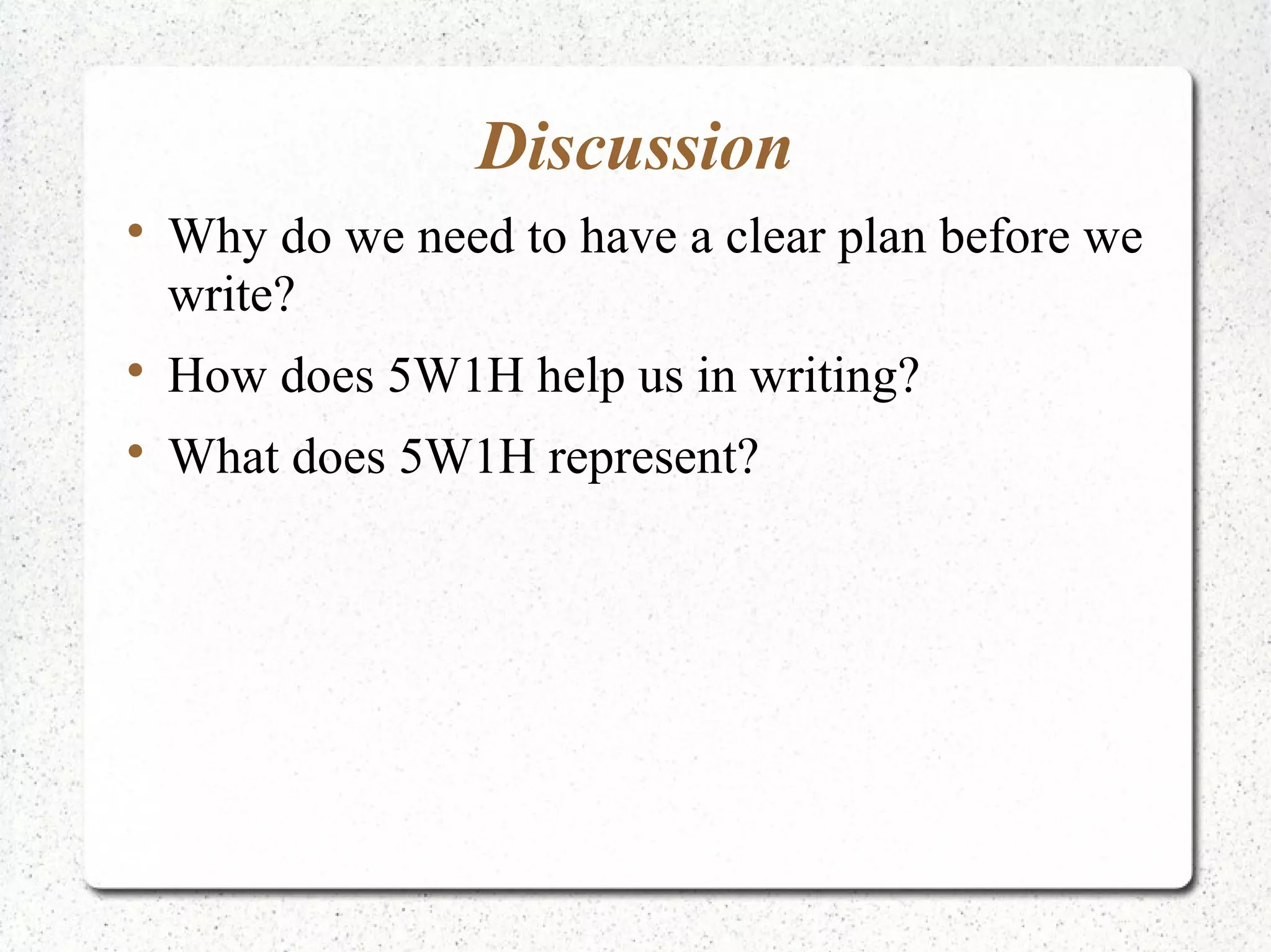 LL Lower Pri - 5w1h | PPT