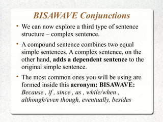LL Lower Pri C - Complex sentences | PPT