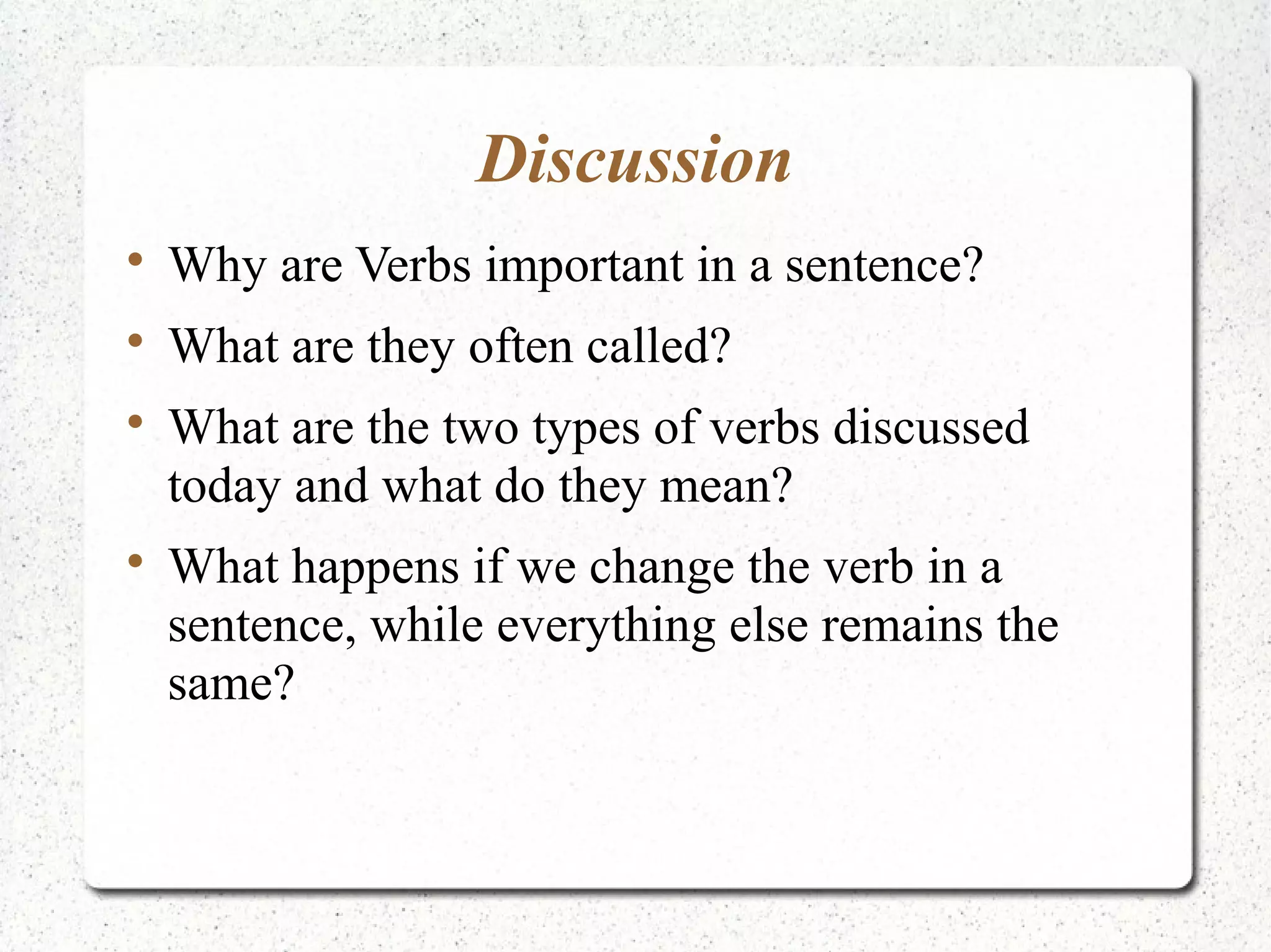 LL Lower Pri A - Action and Mental Verbs | PPT