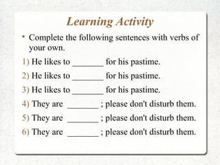 LL Lower Pri A - Action and Mental Verbs | PPT