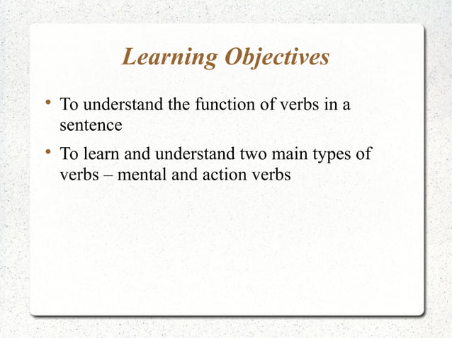 LL Lower Pri A - Action and Mental Verbs | PPT