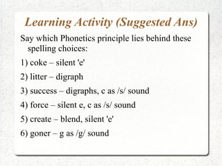 LL Lower Pri C - Phonetics Principles | PPT