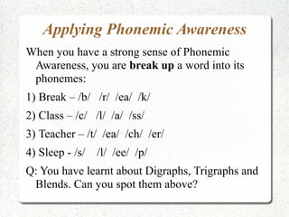 Ll lower Pri D - Phonemic Awareness | PPT