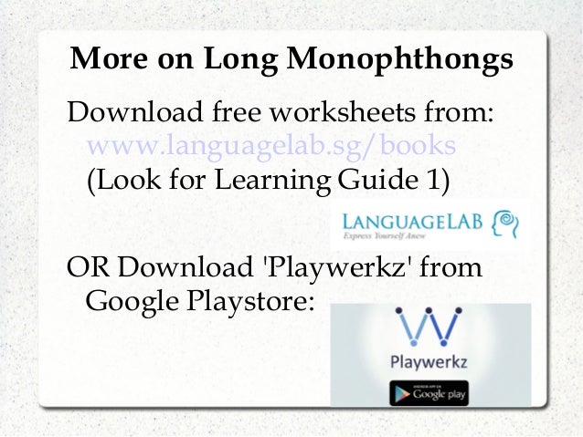 Languagelab 1.2 - Long Monophthongs