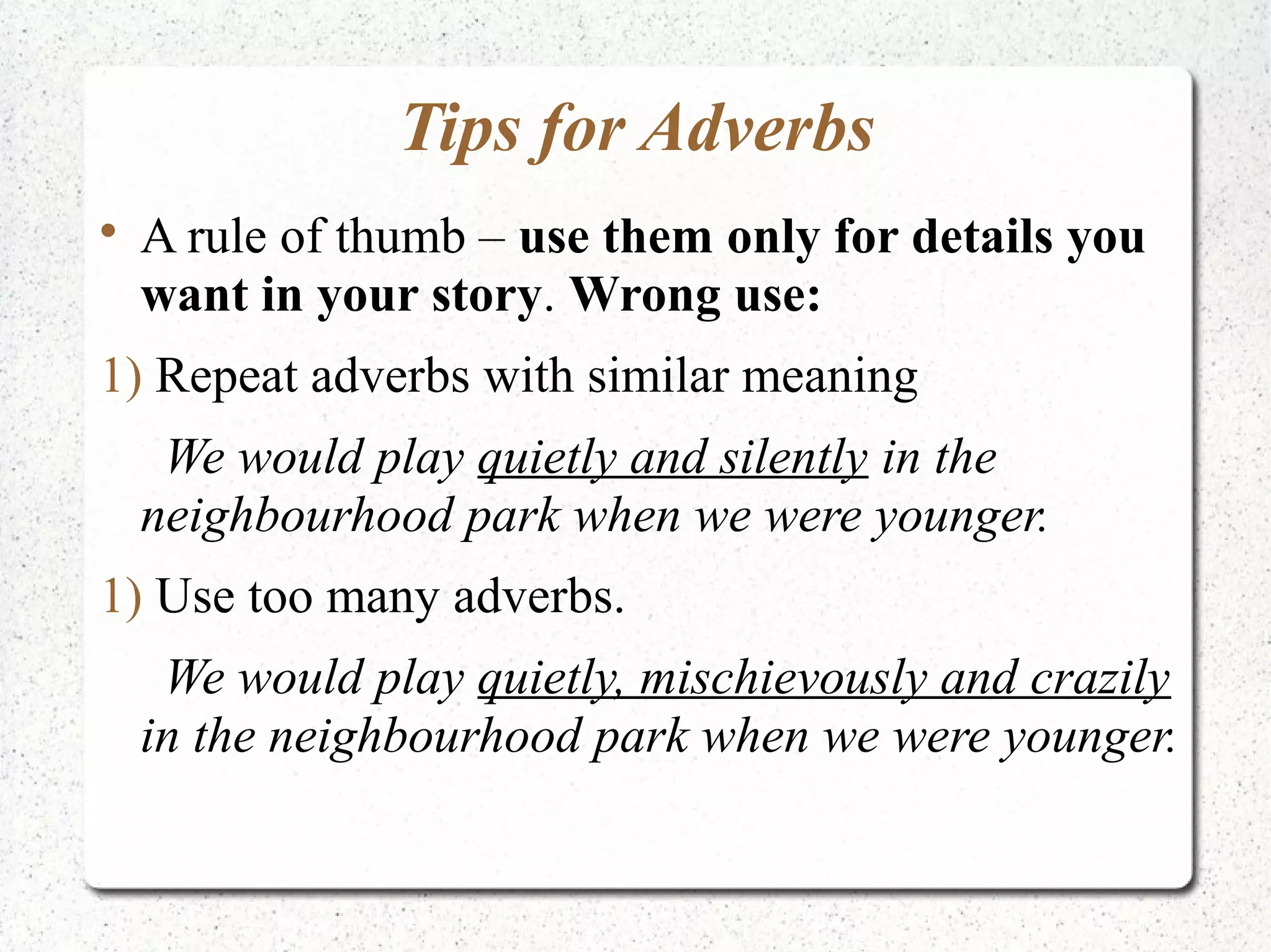 LL Lower Primary D - Adverbs of time | PPT