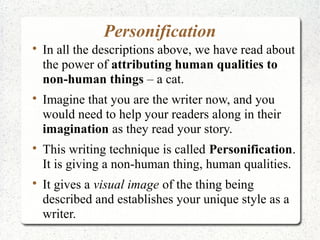 LL Lower Sec - Personification | PPT