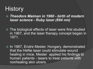 Low Level LASER therapy in impaction socket | PPT