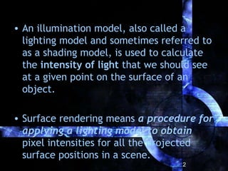 Illumination model | PPT