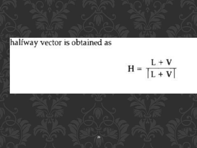 illumination model in Computer Graphics by irru pychukar | PPTX