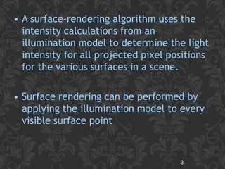 illumination model in Computer Graphics by irru pychukar | PPTX