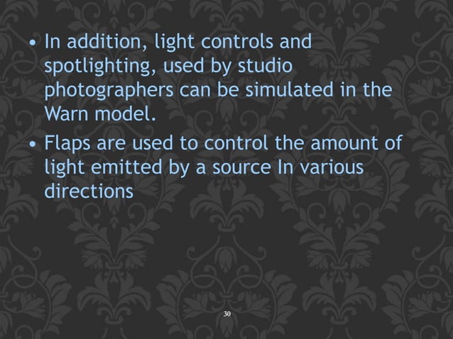 illumination model in Computer Graphics by irru pychukar | PPTX