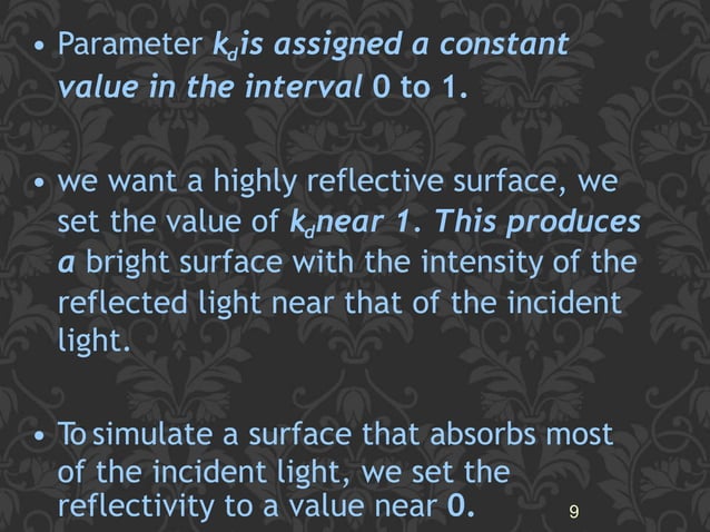 illumination model in Computer Graphics by irru pychukar | PPTX