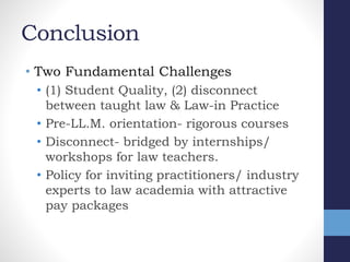 LL.M. in India: A Critical Review | PPTX