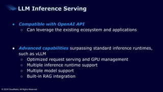 LLMariner - Transform your Kubernetes Cluster Into a GenAI platform | PDF