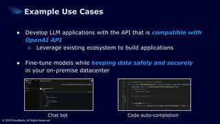 LLMariner - Transform your Kubernetes Cluster Into a GenAI platform | PDF