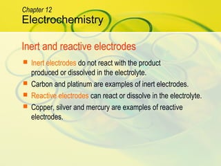 C12 electrochemistry | PPT