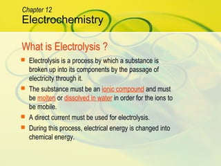 C12 electrochemistry | PPT