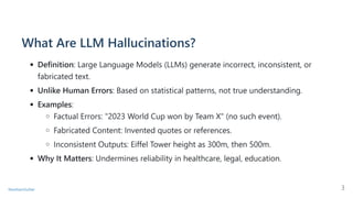 Understanding Large Language Model Hallucinations: Exploring Causes ...