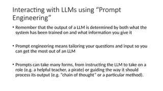llm_presentation and deep learning methods | PPTX