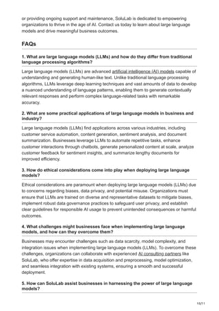 LLM Use Cases and Applications.pdf overview | PDF