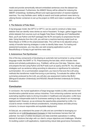 LLM Use Cases and Applications.pdf overview | PDF