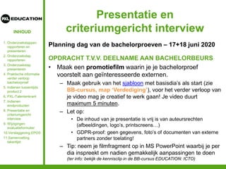 LLO PPT intervisiesessie 5 | PPT