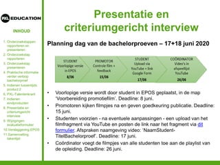 LLO PPT intervisiesessie 5 | PPT