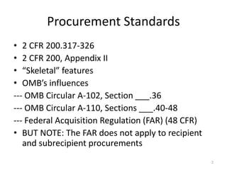 Purchasing with Federal Grant Funds: Lloyd | PPTX