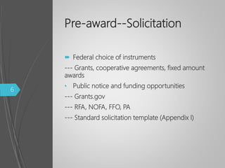 Good to Know: Federal Grants Management Fundamentals | PPTX