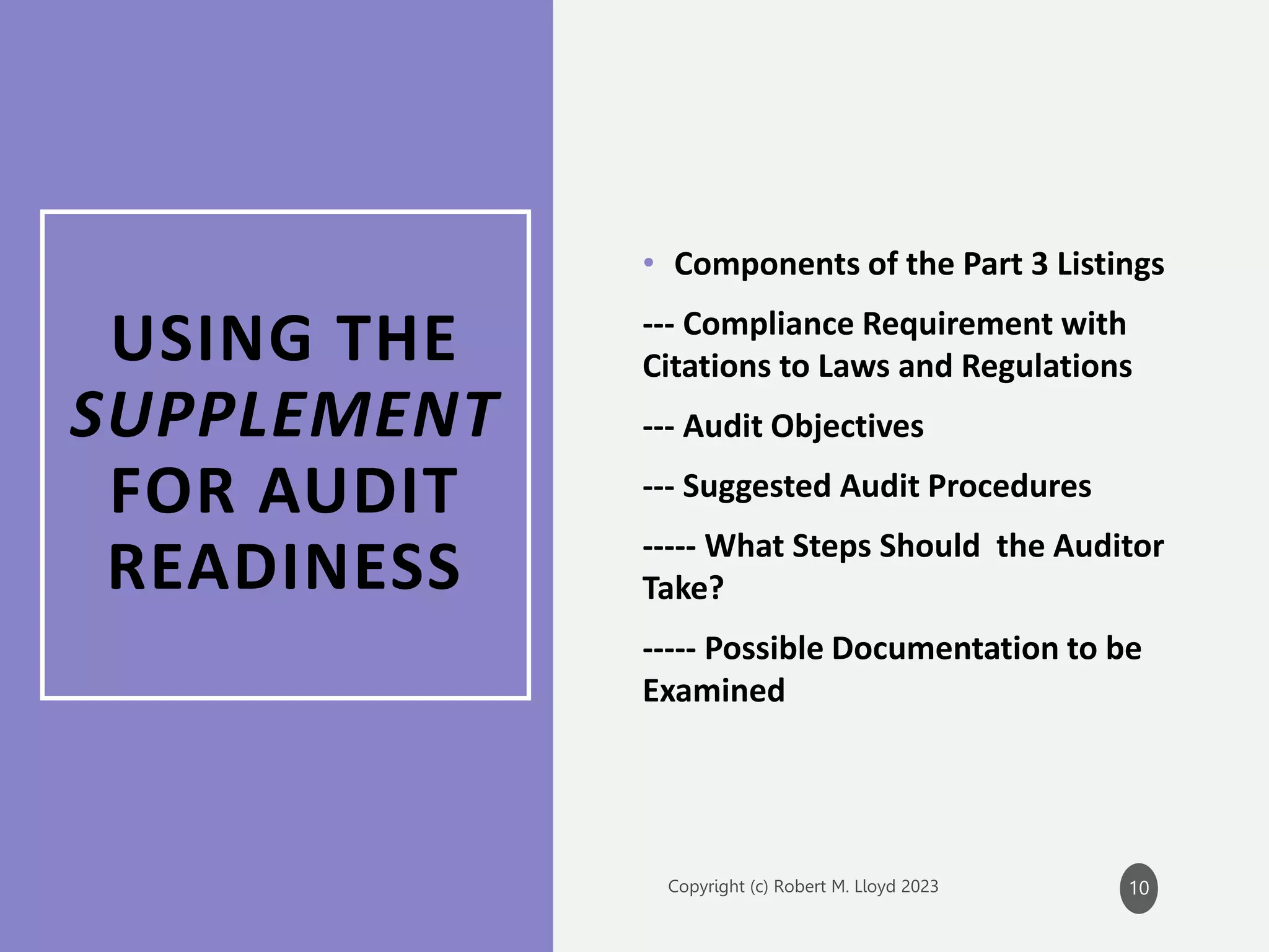 AUDIT READINESS | PPTX | Business Accounting & Finance | Business