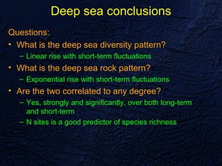 Is there a rock-bias to diversity patterns in the deep sea? | PPT