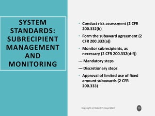QUICK IMMERSION IN OMB's UNIFORM GUIDANCE | PPTX