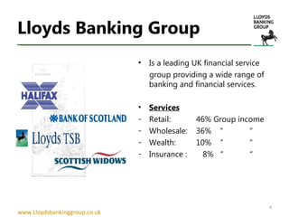 Lloyds banking group theoretical approach | PPT | Marketing and ...