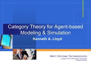 Lloyd Swarmfest 2010 Presentation | PDF