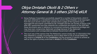 LLOYD V MOSTYN APPLICATION TO KENYA EVIDENCE LAW CONTEXT | PPTX