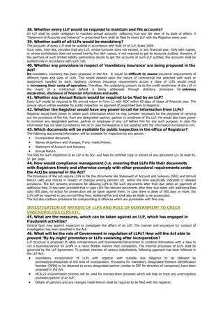 Limited liability partnership | DOCX | Legal Services Industry | Industries