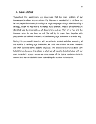 Language Learner Profile (LLP) | DOC