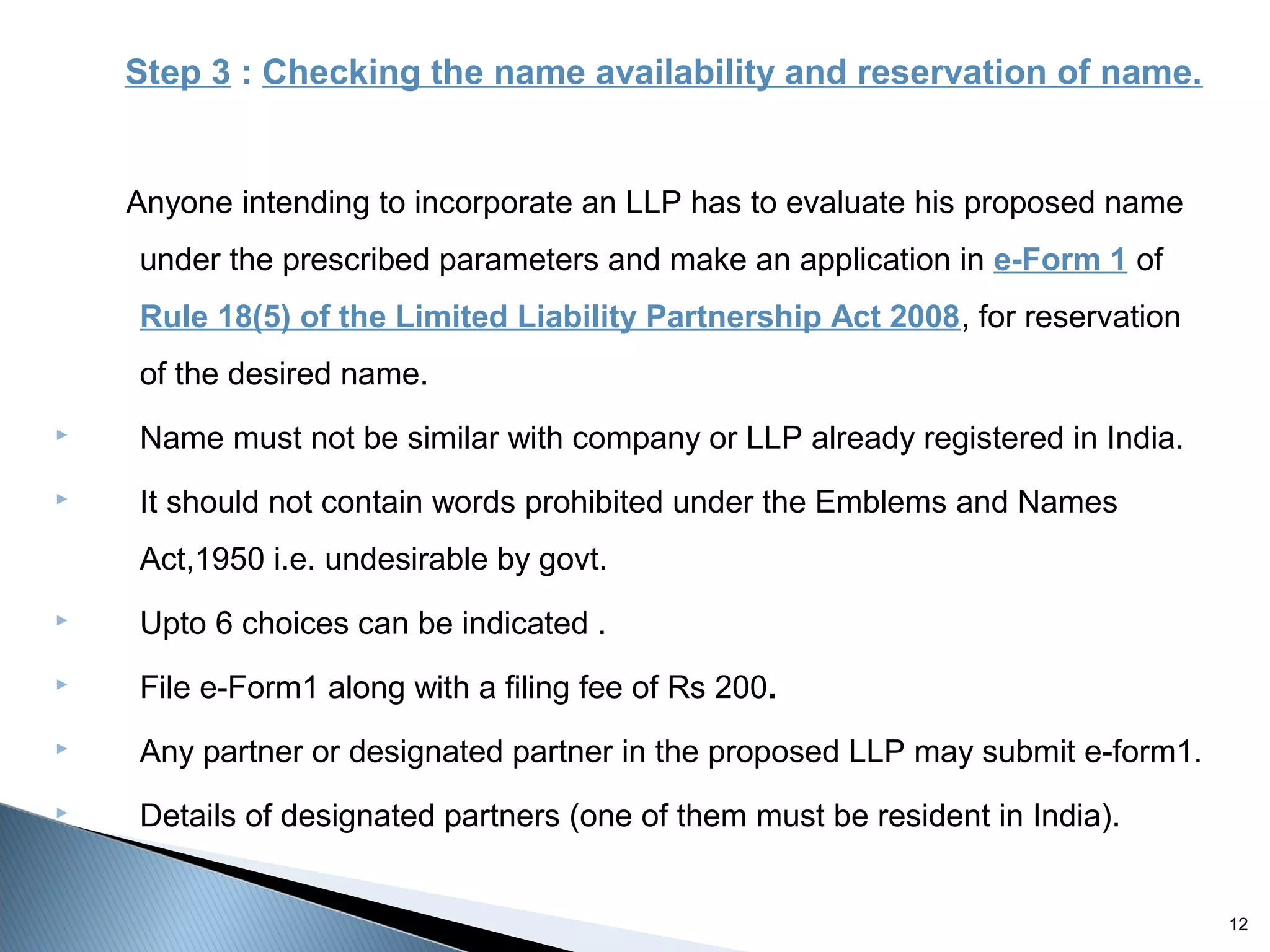 Limited liability Partnership (LLP) | PPT