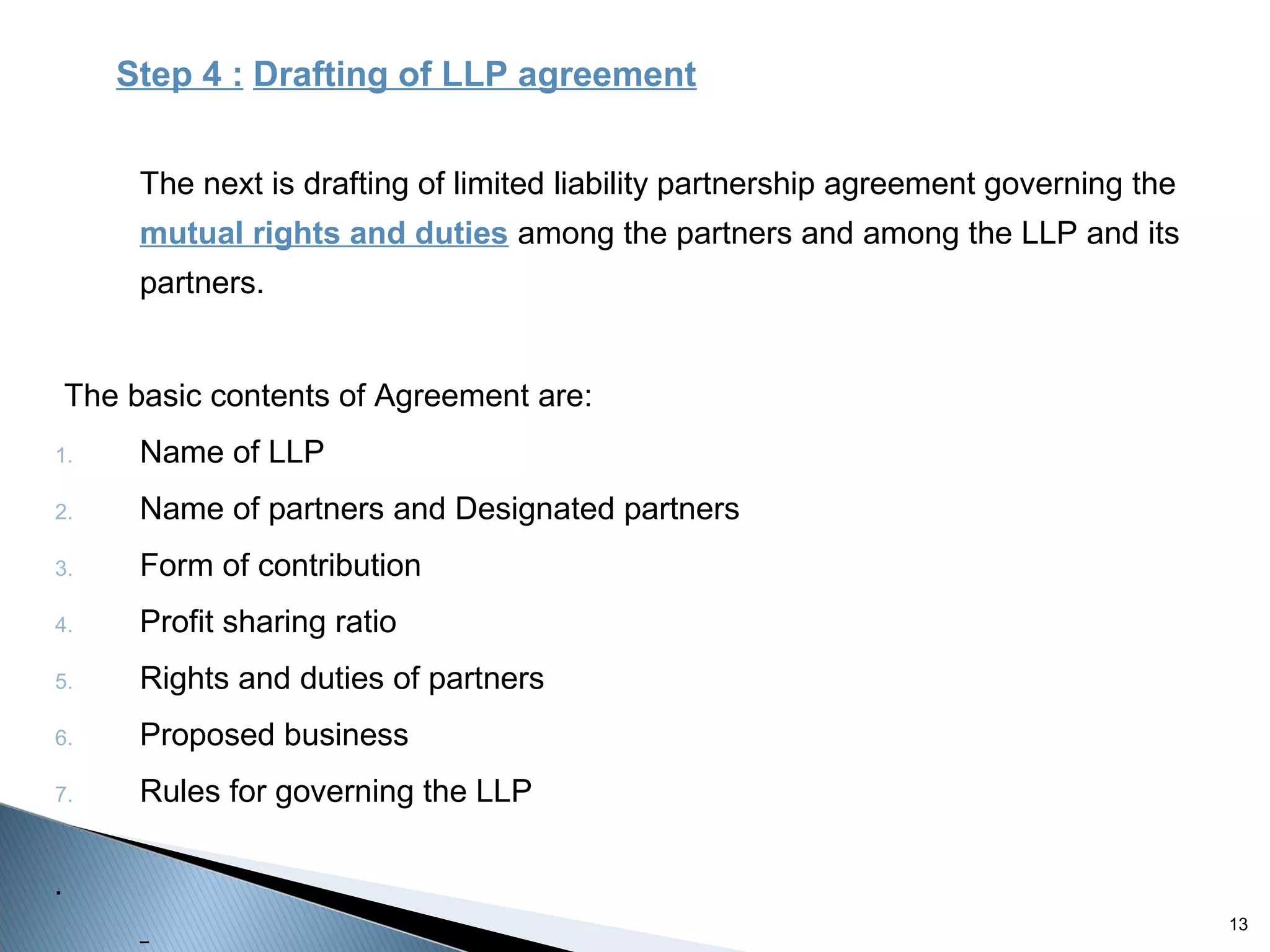 Limited liability Partnership (LLP) | PPT