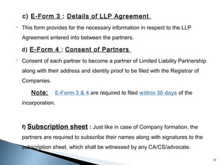 Limited liability Partnership (LLP) | PPT