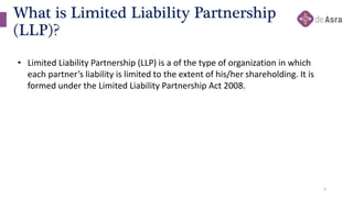 What is LLP | Benefits of LLP | PPT