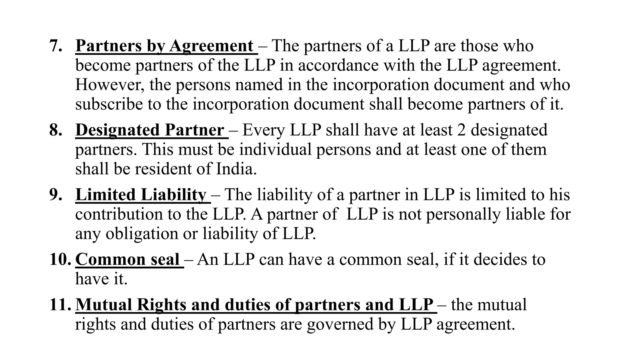LIMITED LIABILITY PARTNERSHIP ACT, 2008 | PPTX