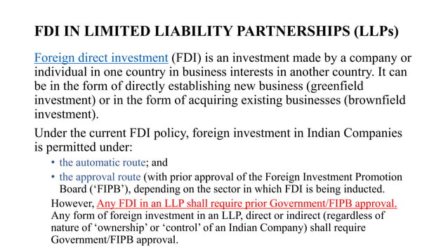 LIMITED LIABILITY PARTNERSHIP ACT, 2008 | PPTX