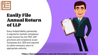 Easily File Annual Return of LLP | LLP Annual Compliance | PDF