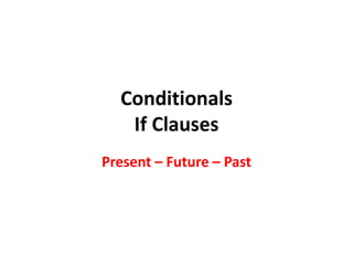 Llpi12.1 conditionals | PPT