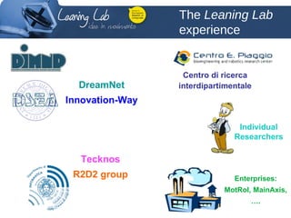 Leaning Lab il Living Lab di Pisa | PPT